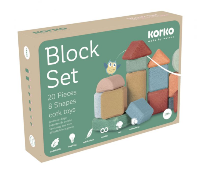 Korko Korko Starter Block Set 20 Pieces – Destination Baby & Kids