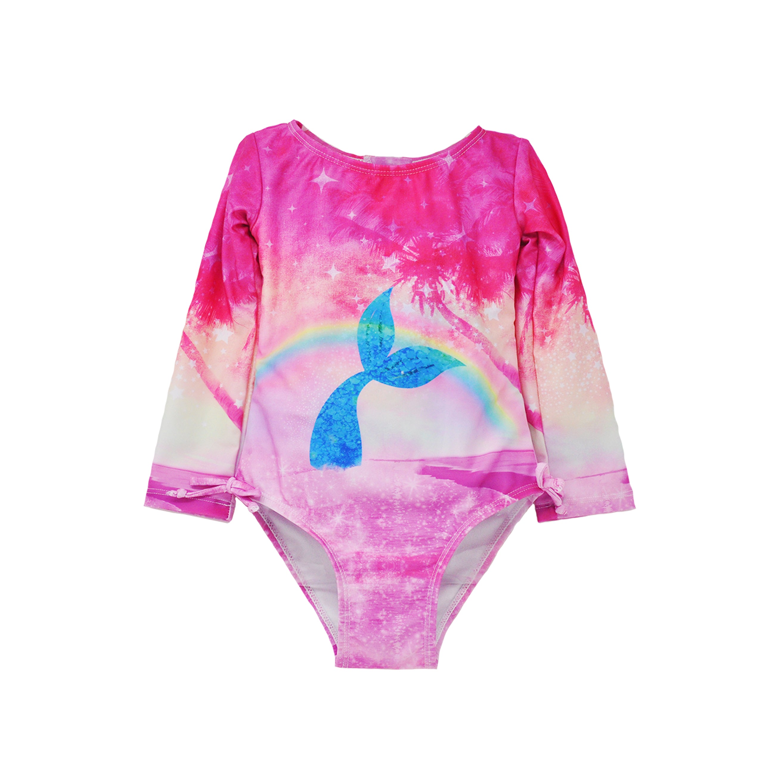 Flap Happy UPF 50+ Charlie L/S Rash Guard Swimsuit - Mermaid Friends / 3 – Destination Baby & Kids