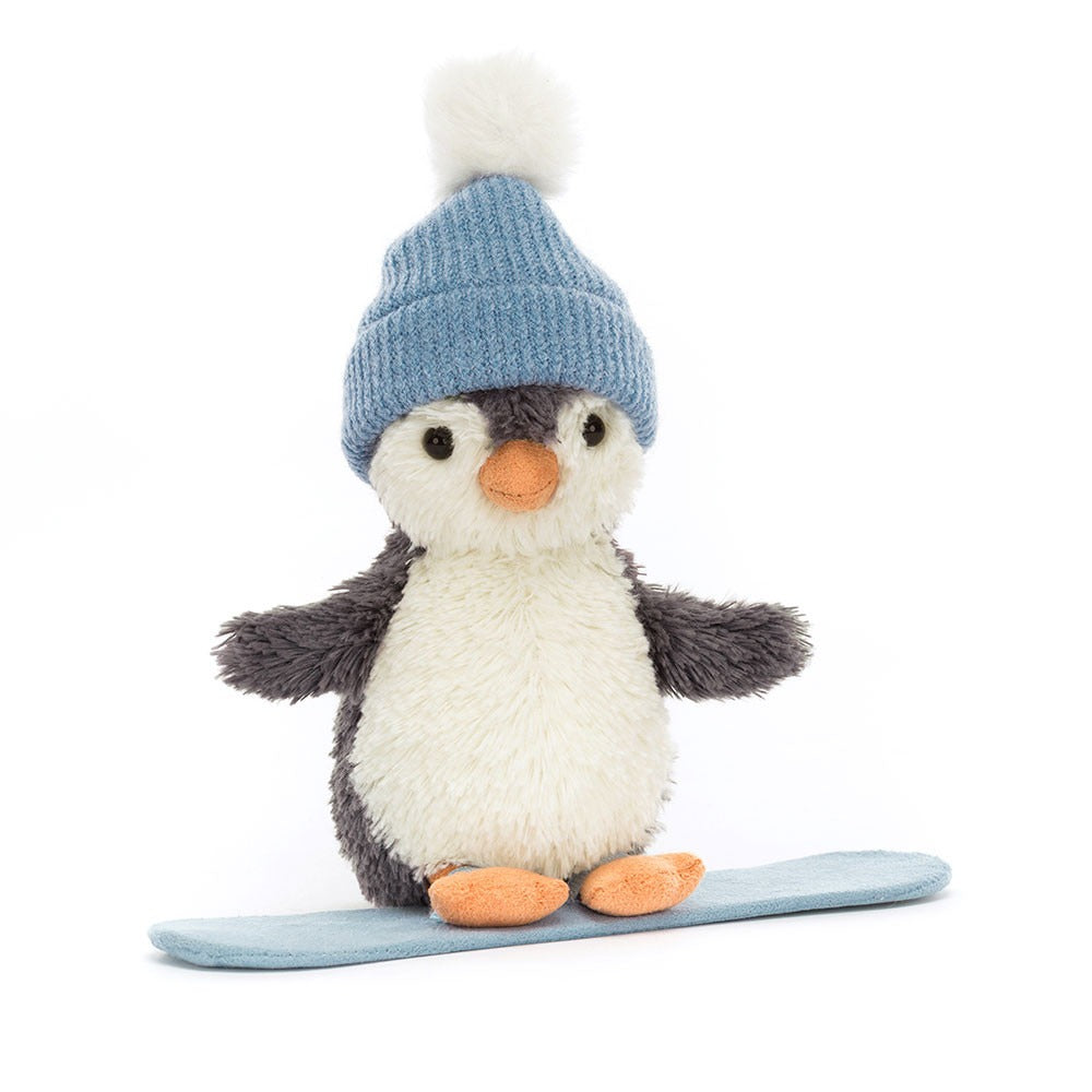 Jellycat Peanut Penguin Snowboarding – Destination Baby & Kids