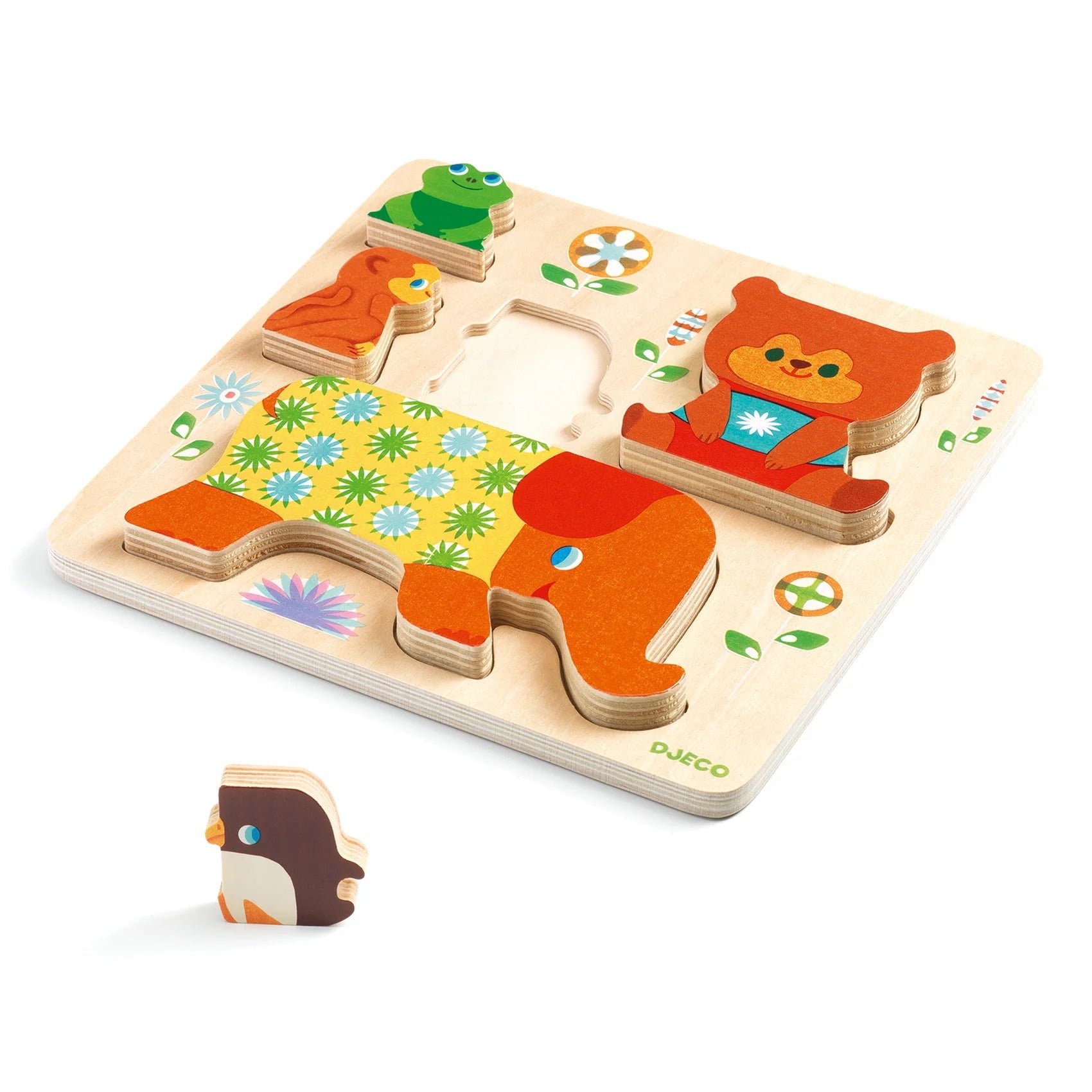 Djeco Woodypile Wooden Puzzle – Destination Baby & Kids