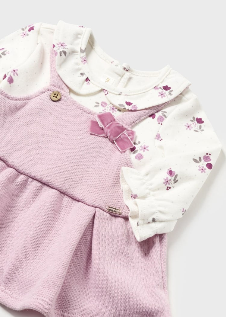 Mayoral Violet Overall Dress - 2-4 Months – Destination Baby & Kids