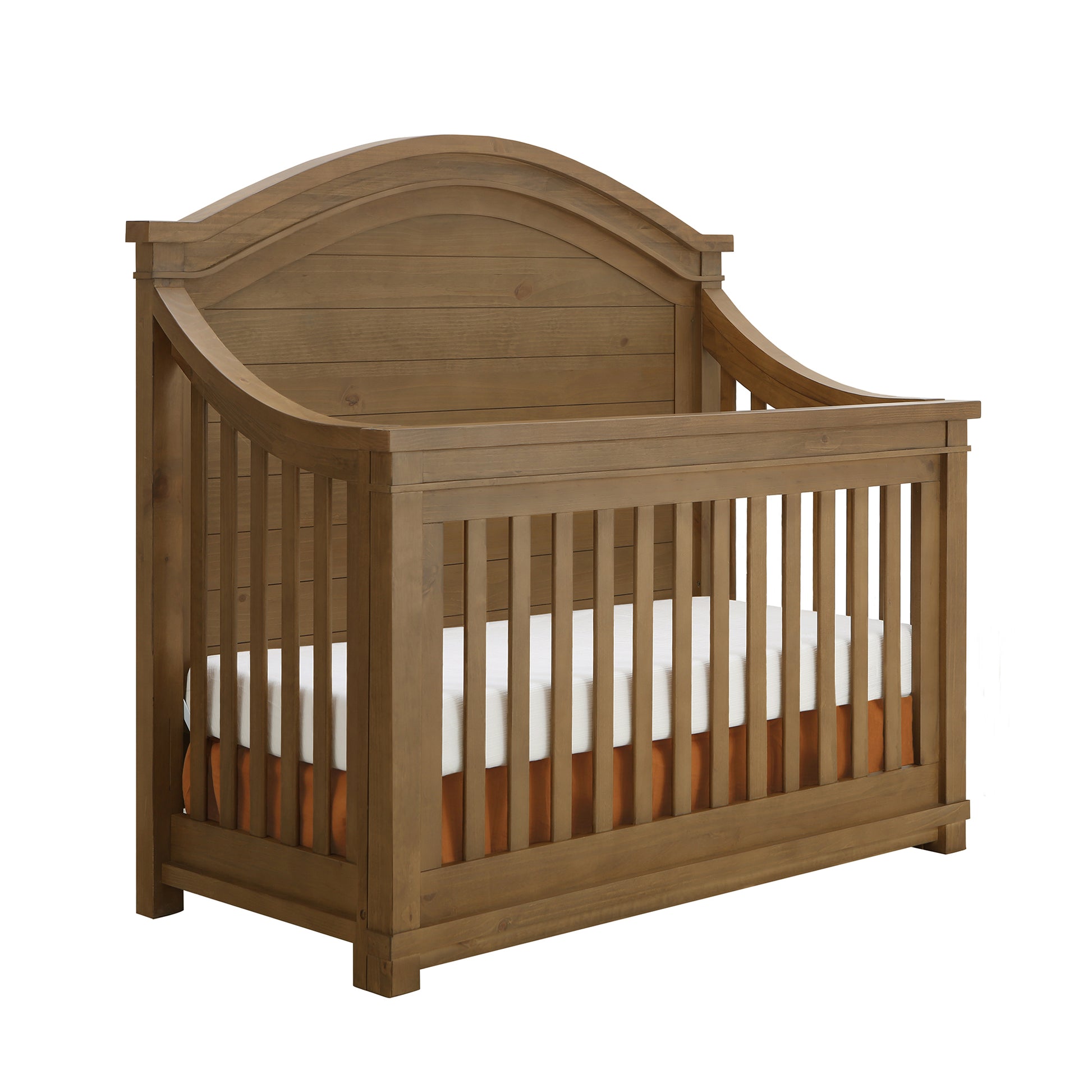 Baby Appleseed Rowan Arch Top Crib - Sandwash – Destination Baby & Kids