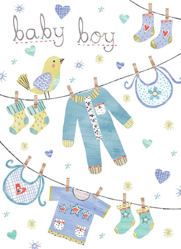 Calypso Baby Boy Baby Shower Card – Destination Baby & Kids