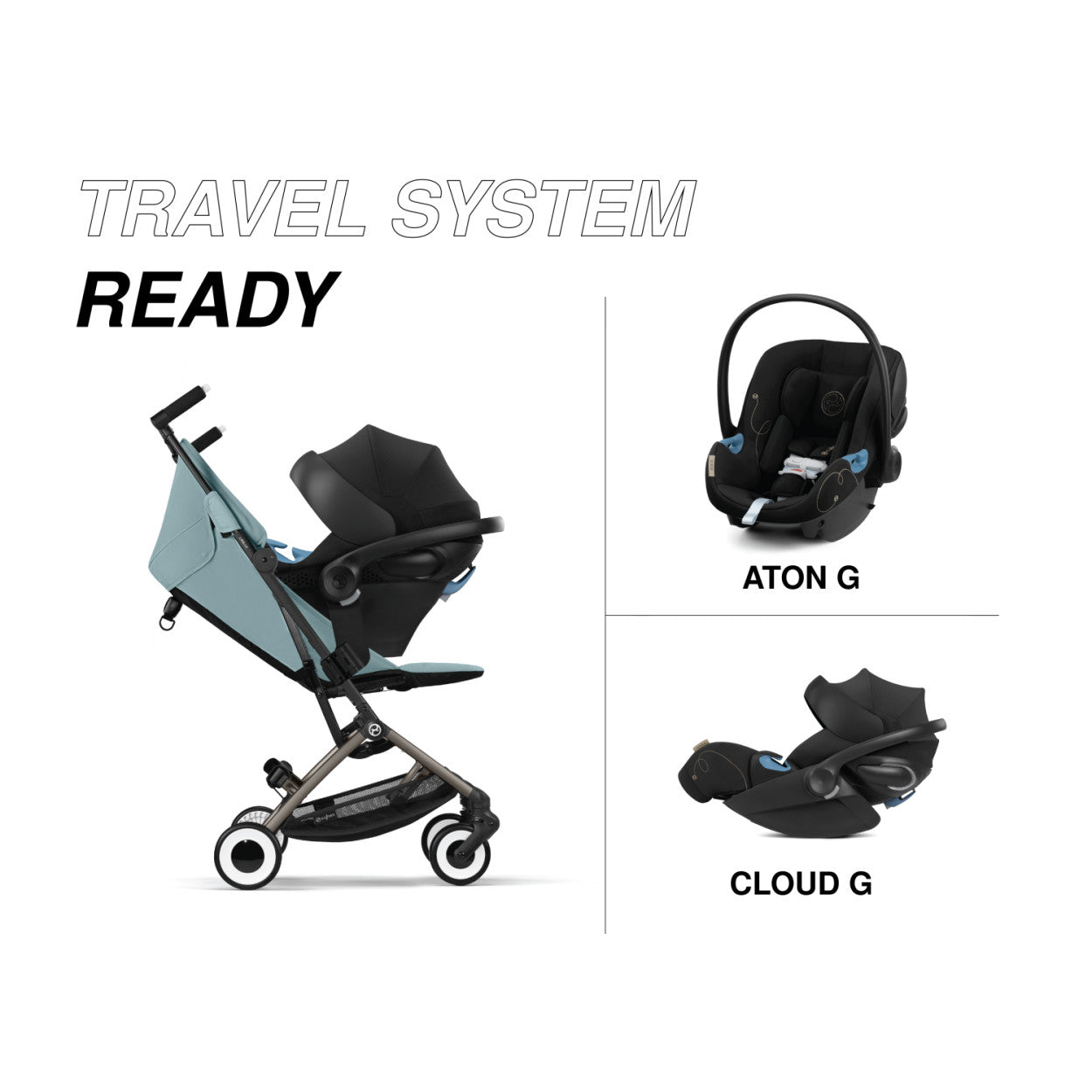 Cybex Libelle 2 Ultra-Compact Lightweight Travel Stroller - Almond ...