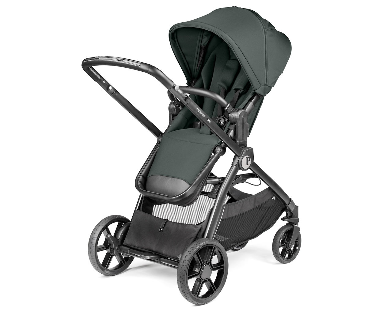 Peg Perego YPSI Stroller ( 2025 Model ) - Java ( Black w/ Chestnut ...