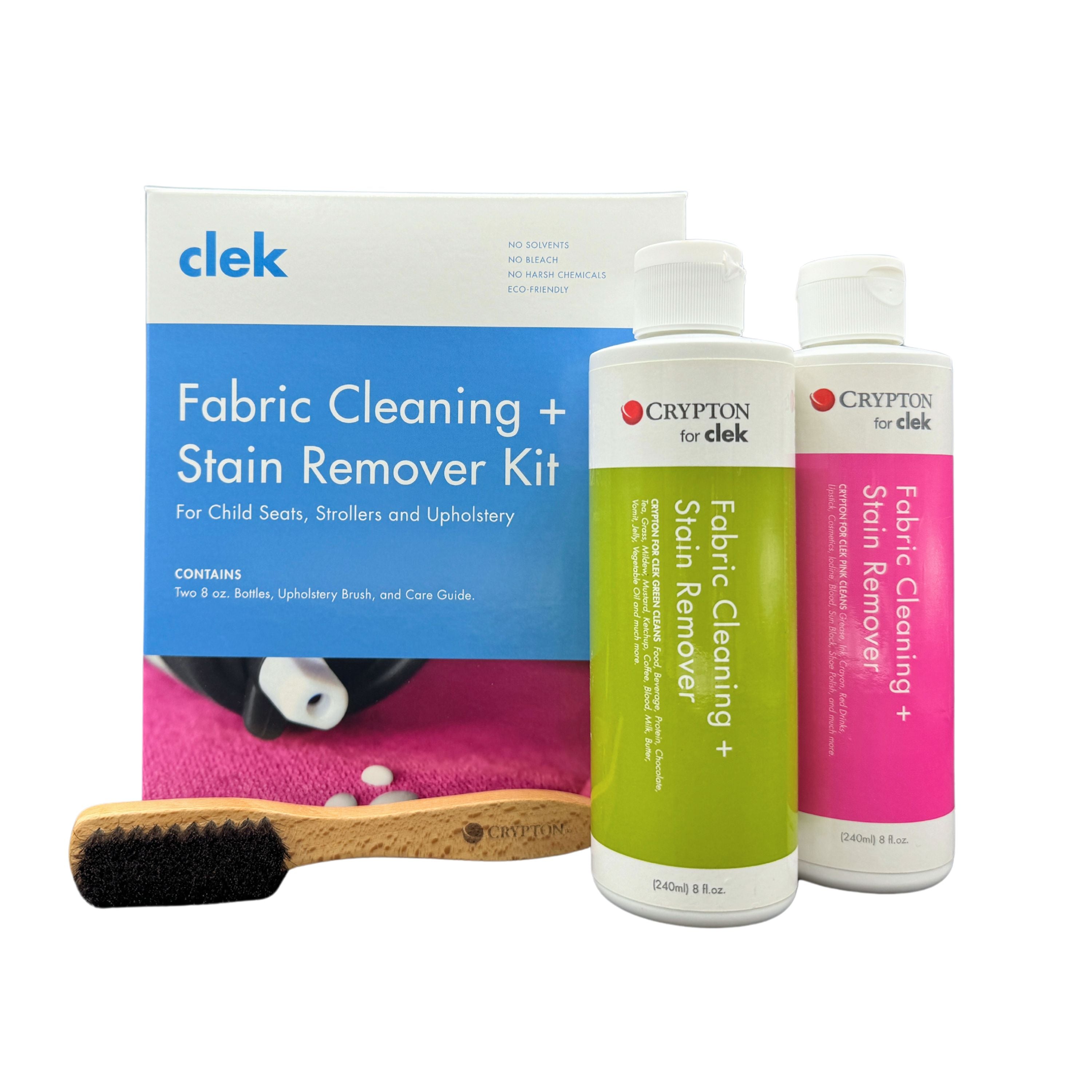 Clek Crypton Fabric Cleaning + Stain Remover Kit – Destination Baby & Kids