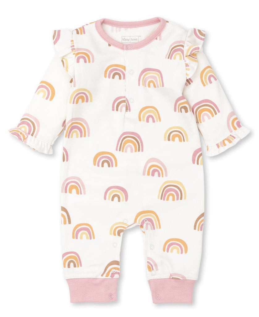 Kissy Kissy Under the Rainbow Print Playsuit - 0-3 Months – Destination ...