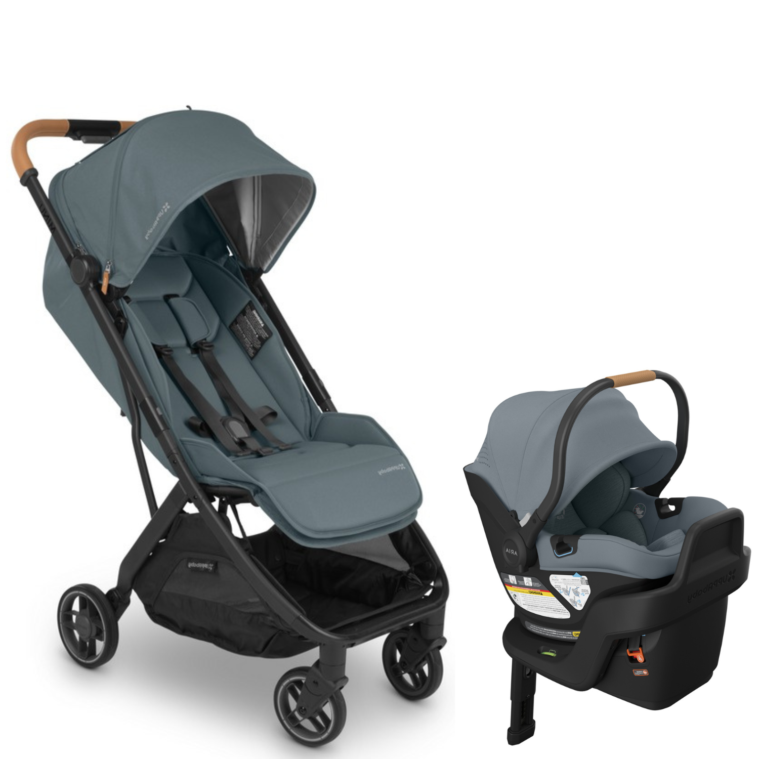 UPPAbaby Minu V3 + ARIA V2 Lightweight Infant Travel System - Ada ...