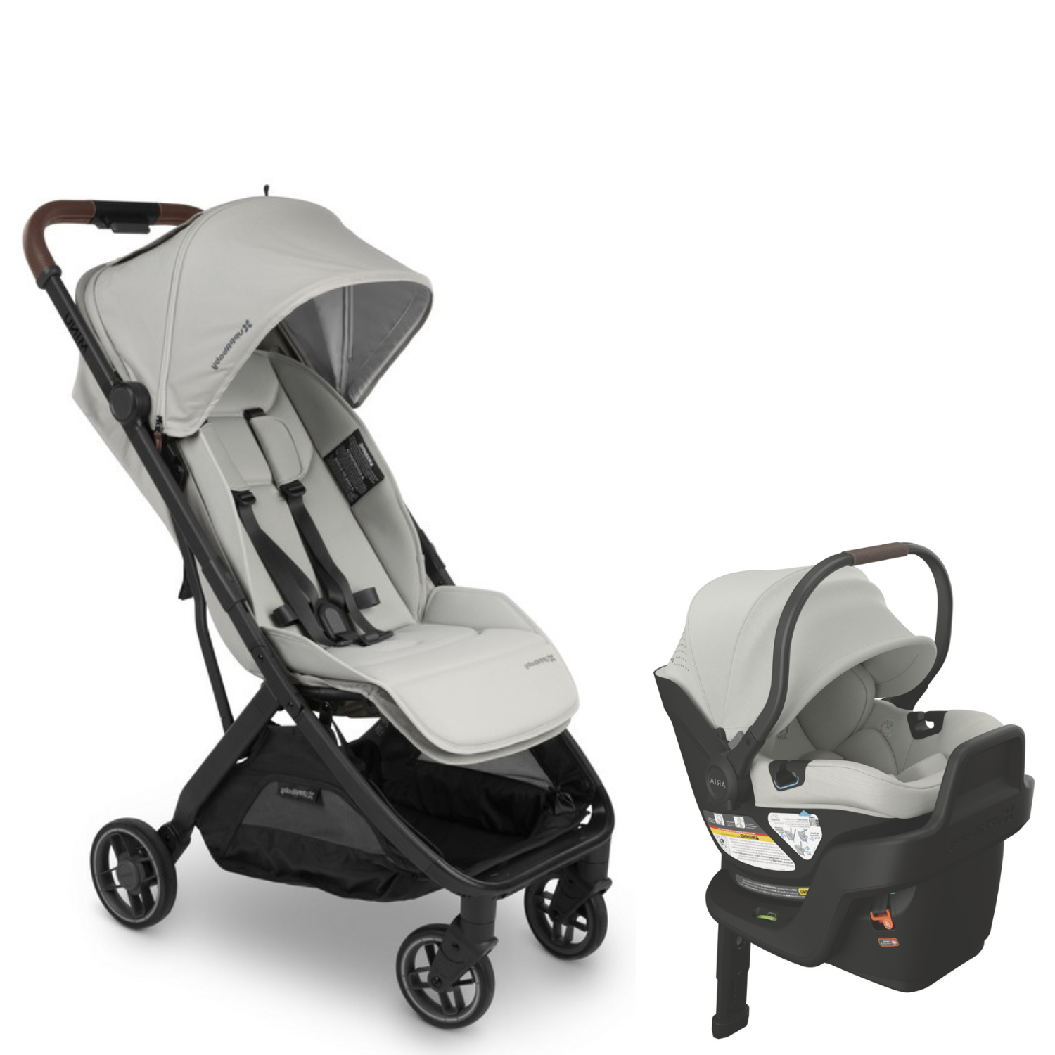UPPAbaby Minu V3 + ARIA V2 Lightweight Infant Travel System - Ada ...