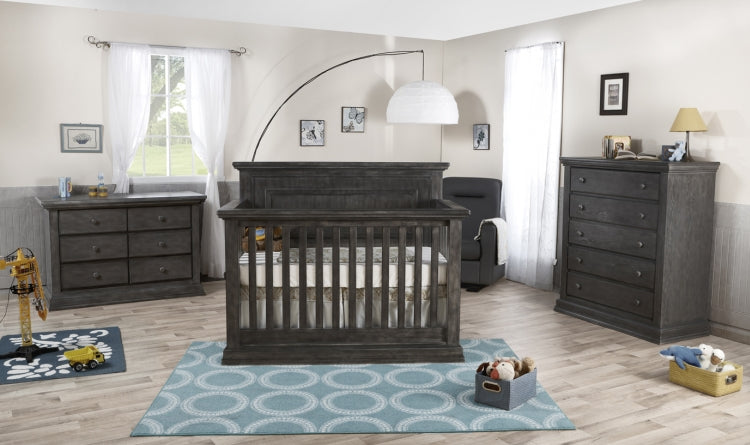 Pali Pali Modena Crib, Dresser and Chest Package, Distressed Granite ...