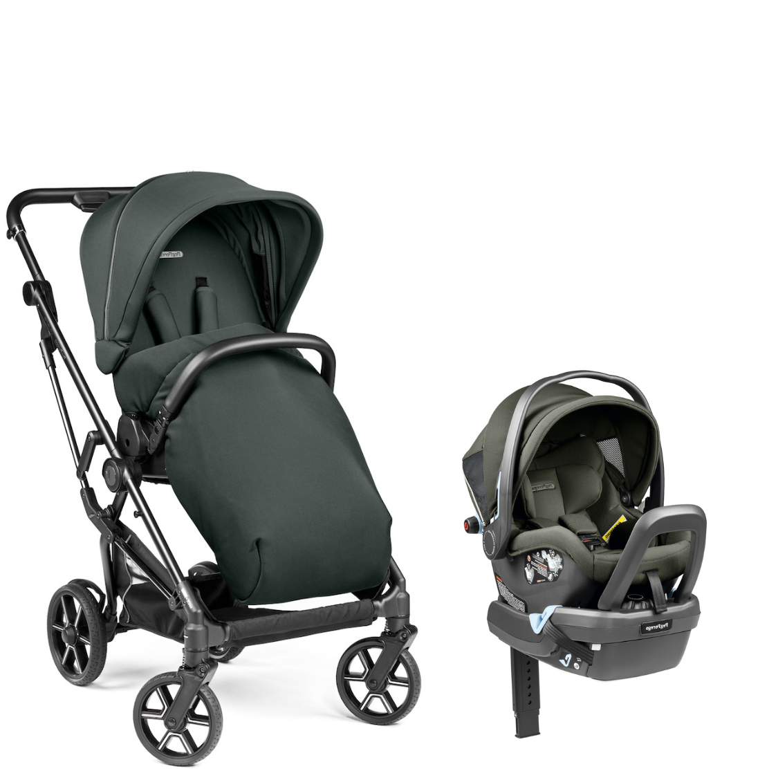 Peg Perego Vivace Stroller + Nido Infant Car Seat Travel System ...