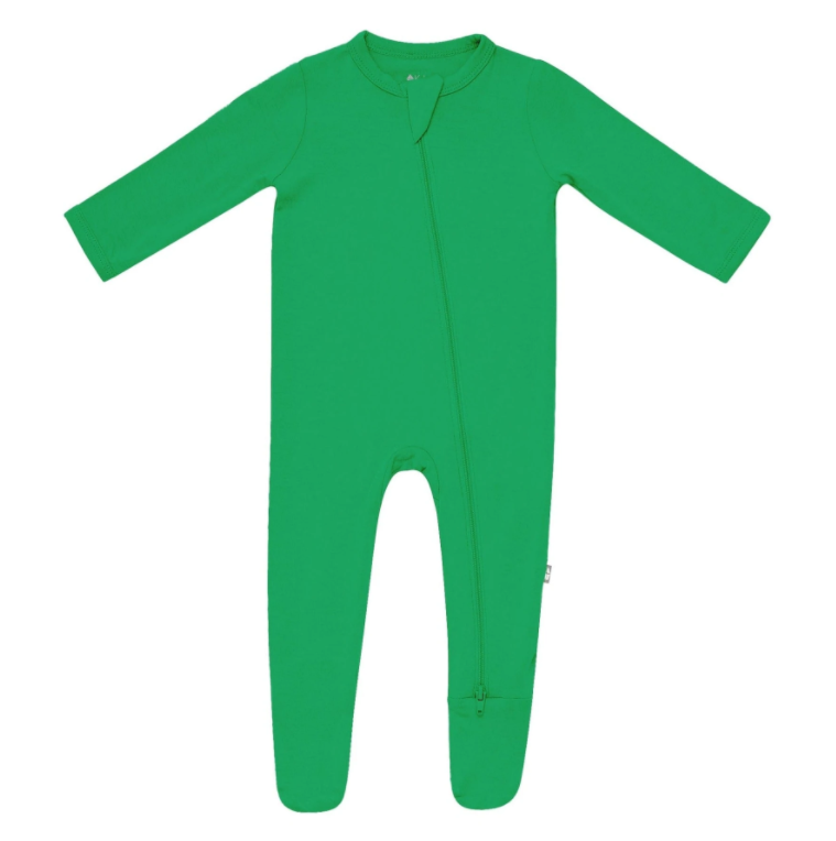 Kyte Baby Zippered Footie - Fern - 12-18 Months – Destination Baby & Kids