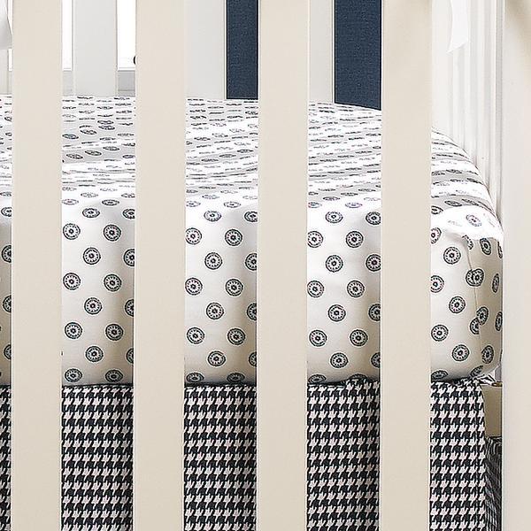 Liz & Roo Liz and Roo Navy Chelsea Crib Sheet – Destination Baby & Kids