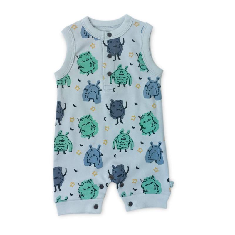Finn + Emma Finn + Emma Monsters Tank Romper in 9-12 Months ...