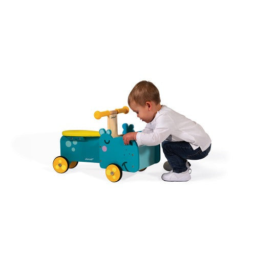 Janod Hippo Ride-On – Destination Baby & Kids