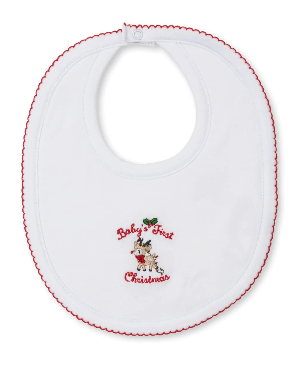 Kissy Kissy Baby's First Christmas Bib – Destination Baby & Kids