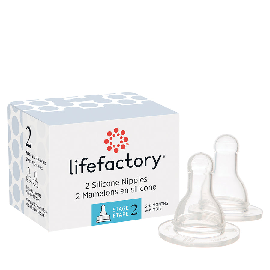 Lifefactory Stage 2 Nipples – Destination Baby & Kids