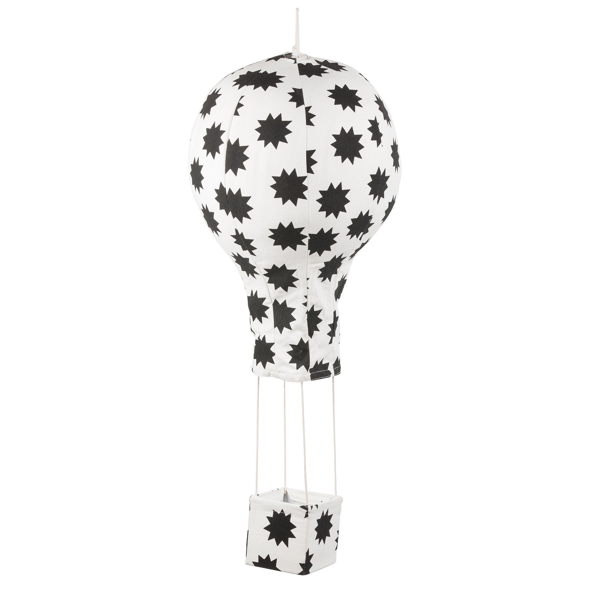 Lil Pyar Lil Pyar Hot Air Balloon Mobile - Black Stars – Destination ...