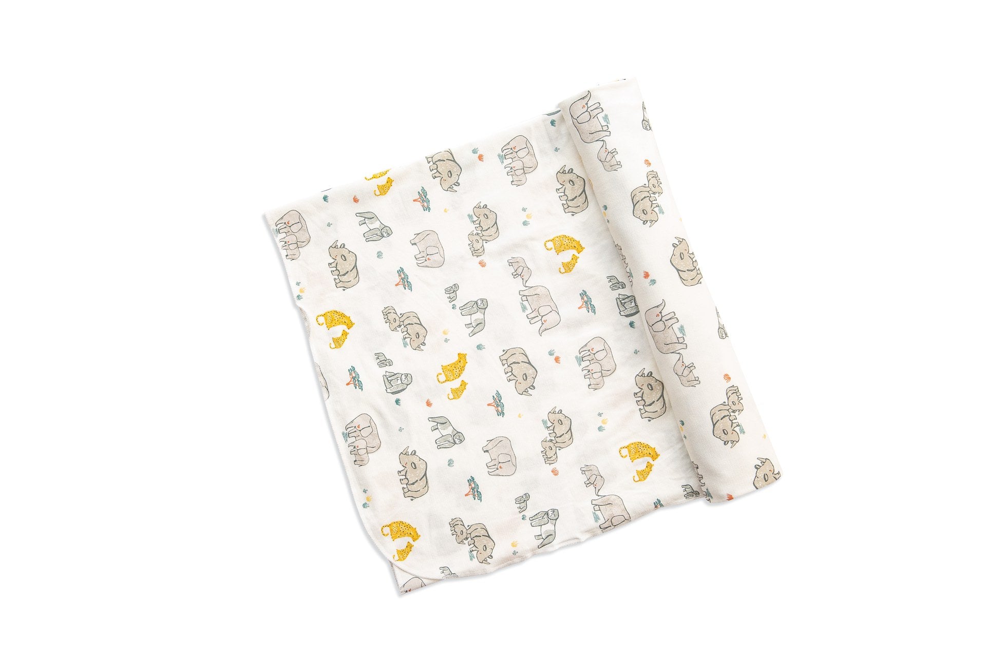 Angel Dear Angel Dear Bamboo Knit Swaddle Blanket in Endangered Species ...