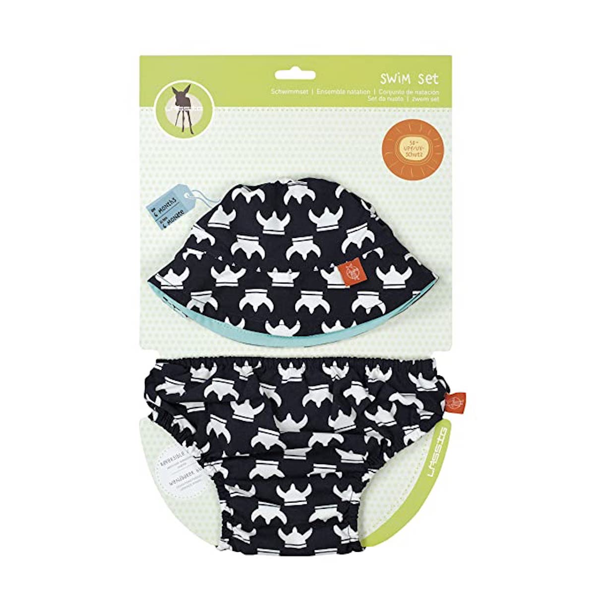 Lassig Splash & Fun 12 Months Swim Diaper + Hat - Viking – Destination ...