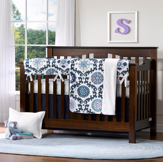 Liz & Roo Liz and Roo Rosa Berries Crib Rail Cover – Destination Baby ...