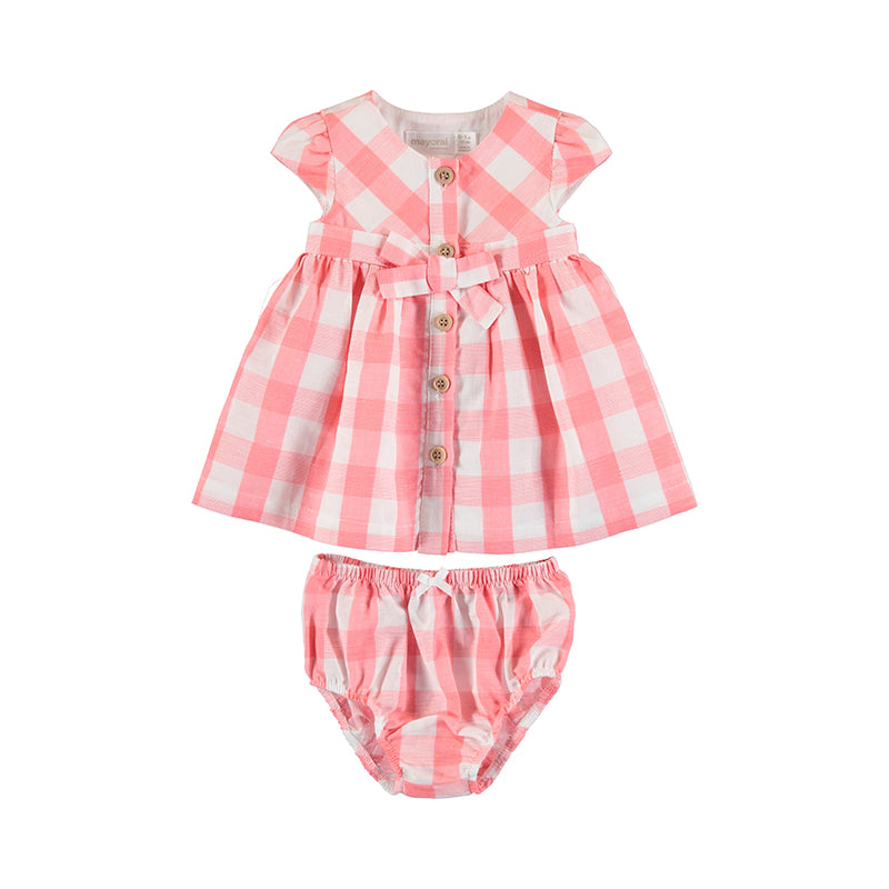 Mayoral Newborn Girl Vichy dress - Nectar - 4-6 Months – Destination ...